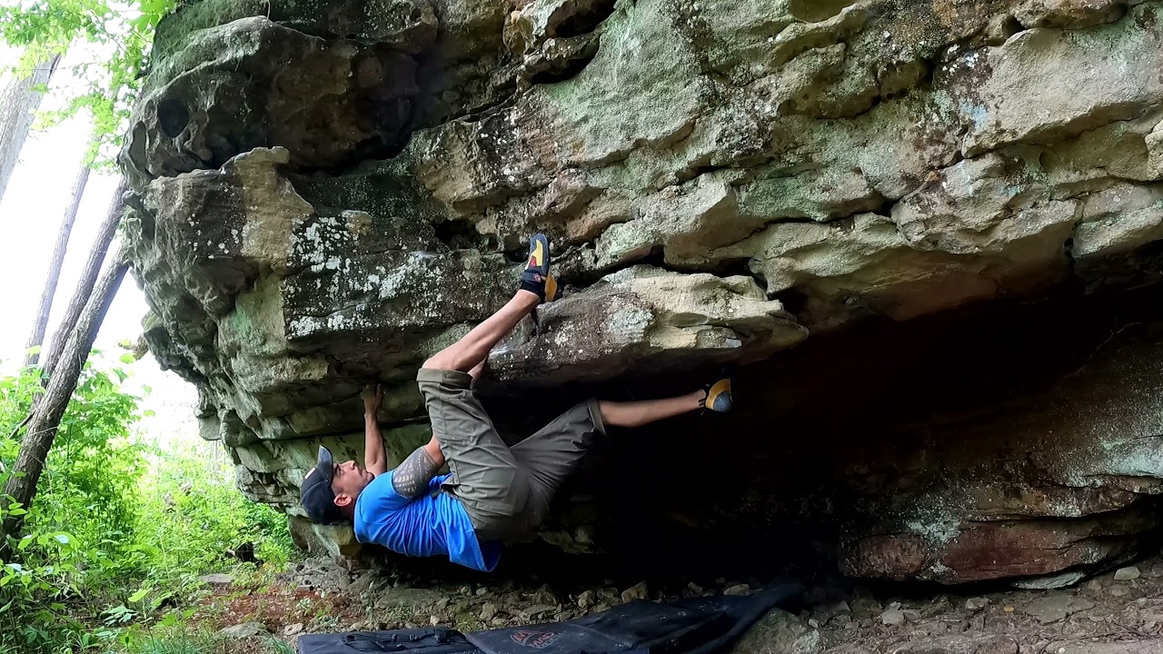 Toe Jam Fetish v4 - Lilly Boulders, Obed Bouldering - Watch Beta Videos