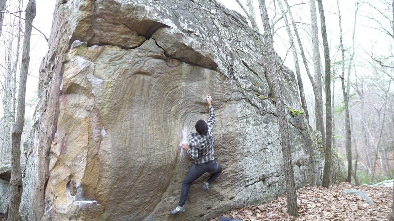Beauty Face v6 - The Front, Rocktown Bouldering - Watch Beta Videos